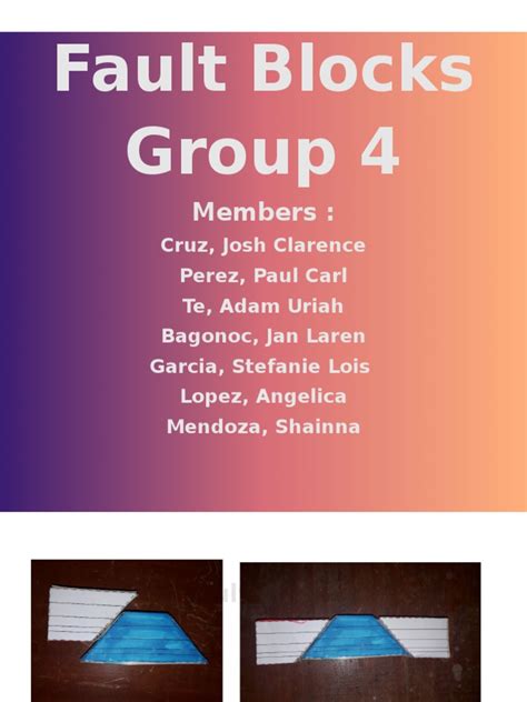 fault blocks group 4 members pdf social science