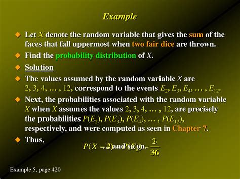 Ppt Distributions Of Random Variables Expected Value Variance And
