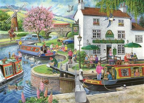 The House Of Puzzles No6 By The Canal Jigsaw 1000 Piece Jigsaws