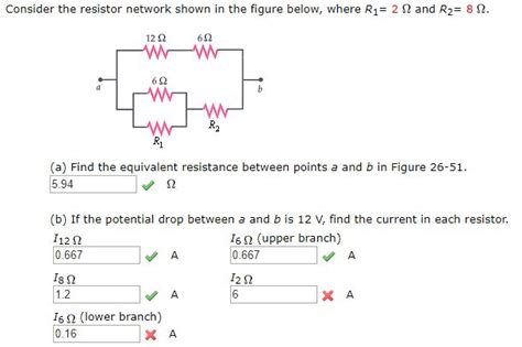 Solved Consider The Resistor Network Shown In The Figure