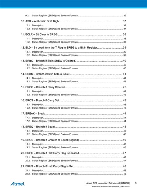Avr Instruction Set Manualpdf Programming Languages Computing