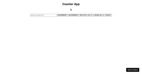 React Codesandbox