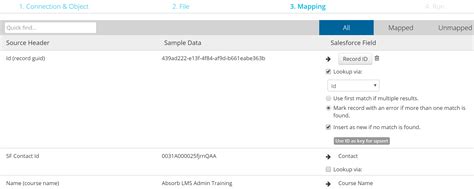 Importing Data Into Salesforce Dataloader Io Absorb Help Center