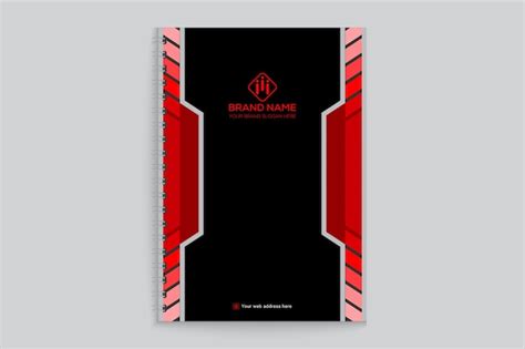 Premium Vector Red Color Notebook Cover Mockup Premium Vector Red Color Notebook Cover Mockup