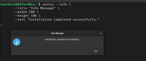 Zenity Create Gui Dialog Boxes In Bash Scripts Ostechnix