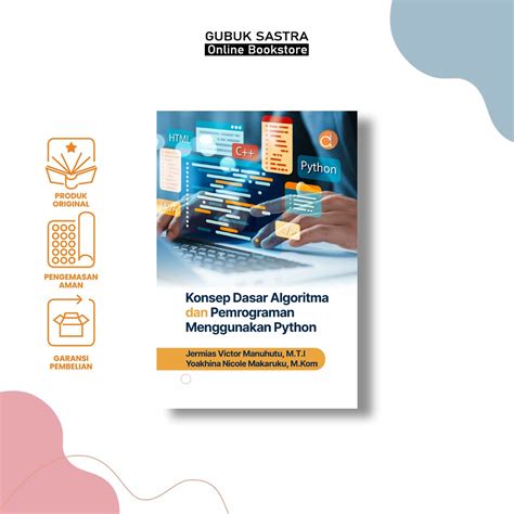 Jual Buku Konsep Dasar Algoritma Dan Pemrograman Menggunakan Python