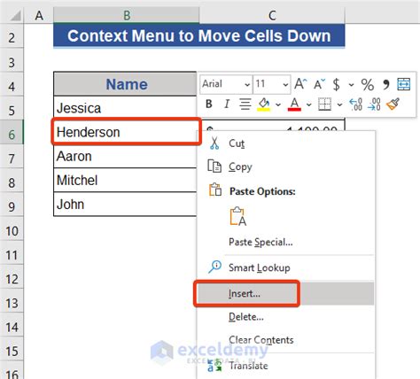 How To Move Cells Down In Excel Methods ExcelDemy How To Move Cells Down In Excel Methods ExcelDemy