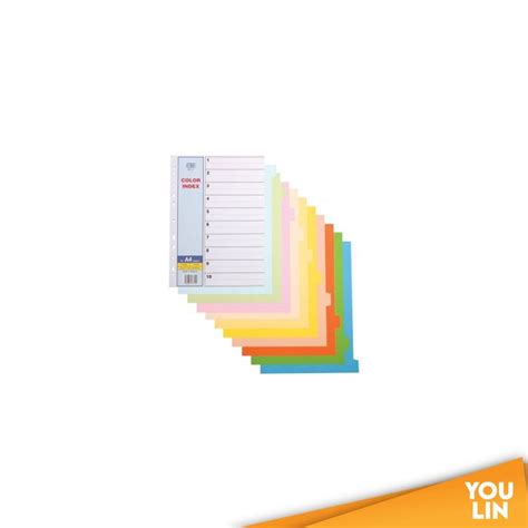 CBE 907 10 10 Colour Paper Index Divider Index Divider