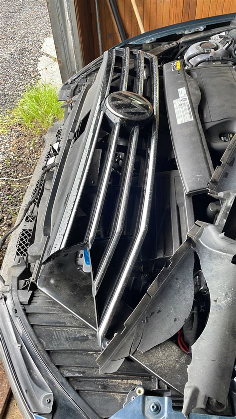 Сетка в бампер и решетку — Volkswagen Passat Variant (B8), 1,6 л, 2019 ...