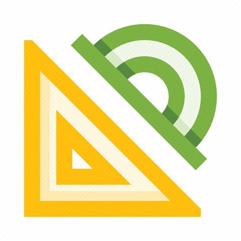 Rulers Triangular Protractor Drawing Geometry Icon Download On Iconfinder