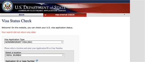Unable To Retrieve Visa Application Status Ruscis