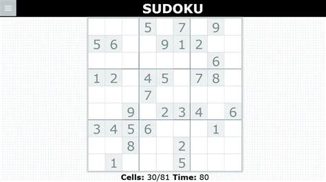 Javascript Sudoku Games Sudoku Example Css Mix