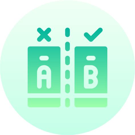 Ab Testing Basic Gradient Circular Icon