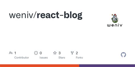 GitHub Weniv React Blog