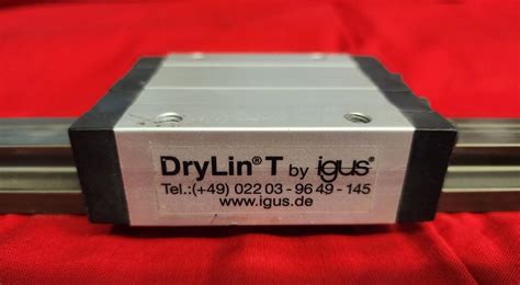 Igus Drylin T Standard Carriage And Rail Ts 01 20x300mm And Tw 01 20 Ebay