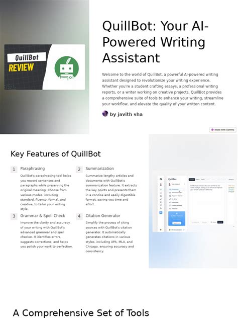 Quillbot Your Ai Powered Writing Assistant Pdf