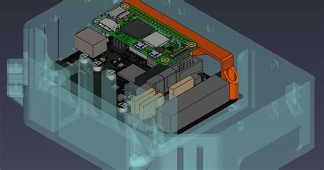 Raspberry Pi Zero Zero 2W Mounting Bracket For Big Einsy Case By D0pefish Download Free STL