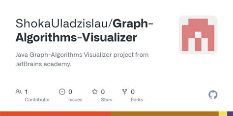 Github Shokauladzislaugraph Algorithms Visualizer Java Graph Algorithms Visualizer Project