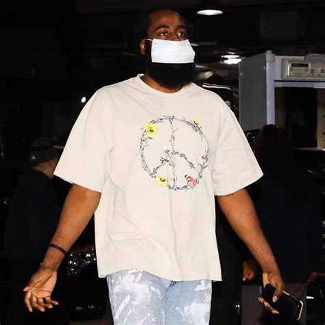 เสื้อยืดแขนสั้น คอกลม พิมพ์ลาย Travis Scott Honr The T Iron Peace