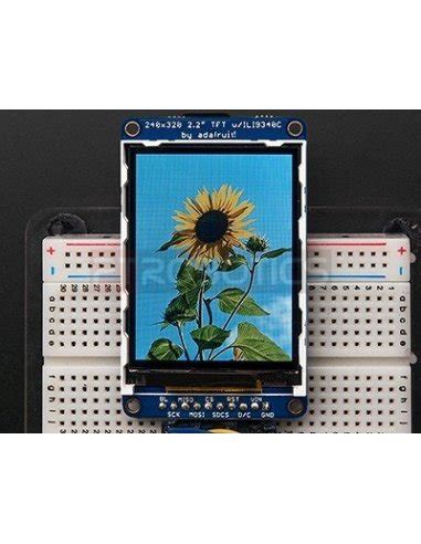 Bit Color Tft Lcd Display With Microsd Card Breakout Ili