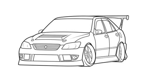 200sx Jdm Drift Car Stock Vector By ©artcavalcade 365931686