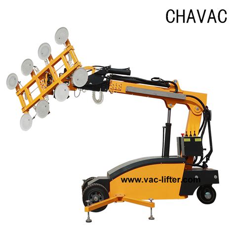 Drivable Electric Lifting Vacuum Lifter Robot For Installing Glass