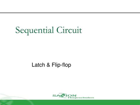 Ppt Sequential Circuit Powerpoint Presentation Free Download Id