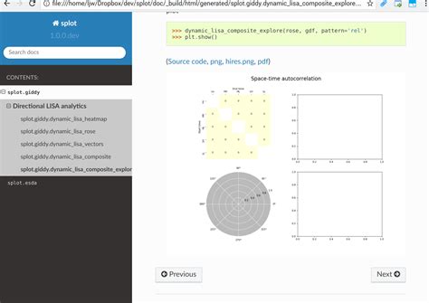 issues in some docstrings for giddy · issue 26 · pysal splot · github