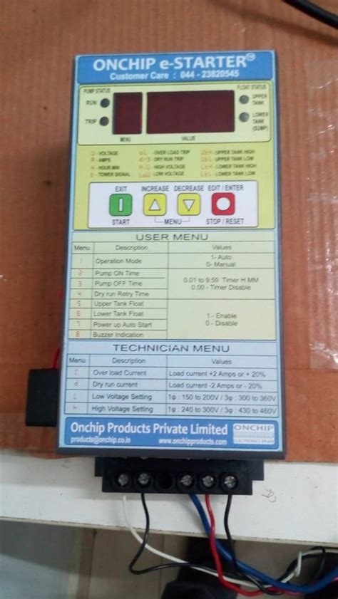 Onchip E Starter Mobile Controller For 3 Phase Pumps At ₹ 5900piece Mobile Starter For Pump