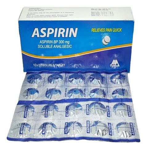Aspirin Tablet 300mg 10pcs