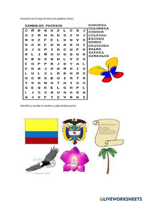 Escudo De Colombia Para Colorear