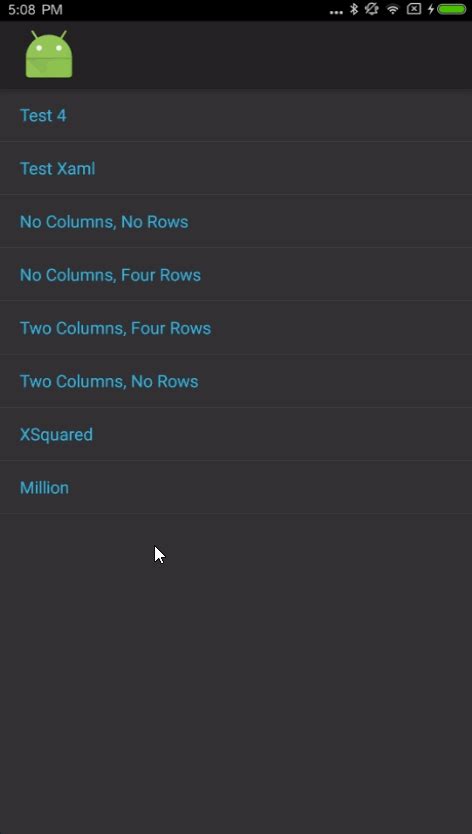 Xamarinforms How To Create A Table With Vertically Sticky Header And Horizontally Sticky