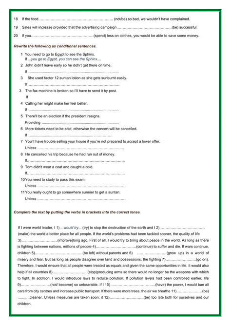 Conditionals Unit 12 Ex 1 2 3 Alka3 Live