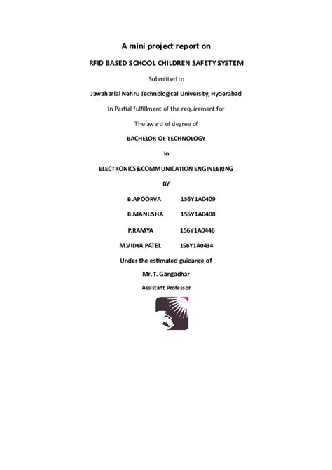 doc a mini project report on
