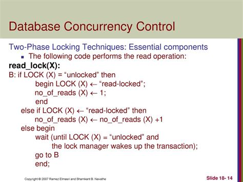 Concurrency Control Techniques Module 9 Ppt Download