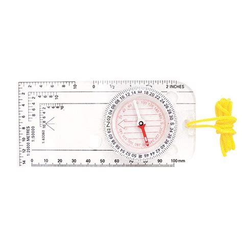 Aotu Dc40 3a Portable Abs Compass Scale Ruler Outd Vicedeal