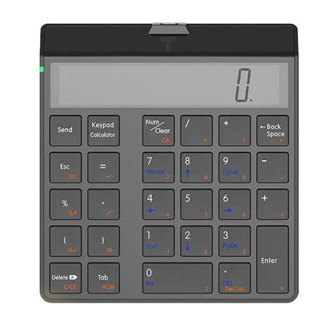 Getuscart Novarowell Bluetooth Numeric Keyboard Numpad Keypad 28 Key 2 In 1 Wireless Portable