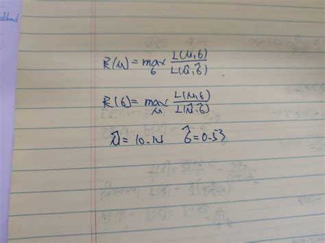 Solved How To Use R To Calculate The Profile Likelihood For