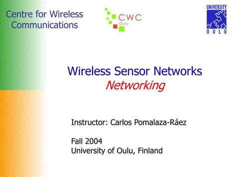 Ppt Wireless Sensor Networks Networking Powerpoint Presentation Free Download Id468010