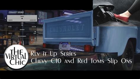 Rev It Up Series Chevy C10 And Red Toms Slip Ons Mp4 1080p The Virtual Chic Clips4sale Com