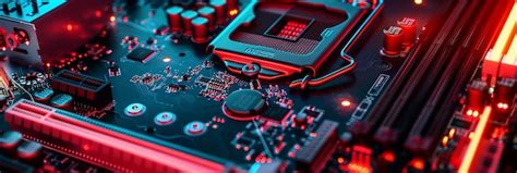 Premium Photo Modern Computer Motherboard And CPU Socket