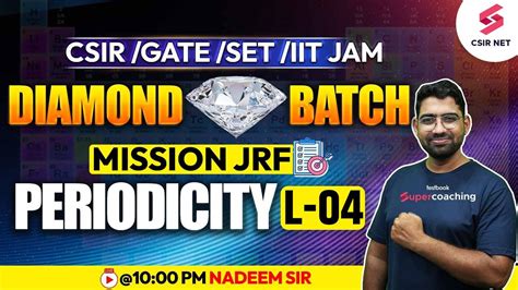 CSIR Dec 2023 Gate 24 SET IIT JAM Mission JRF Periodicity L 04 Nadeem Sir YouTube