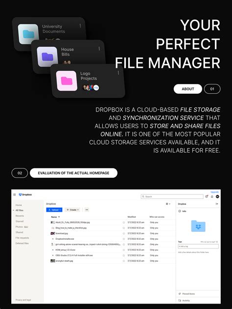 Dropbox Refresh Concept Desktop App Dashboard On Behance