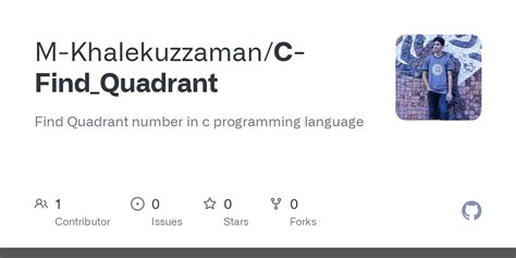 Github M Khalekuzzamanc Findquadrant Find Quadrant Number In C