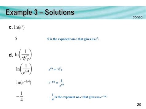Logarithmic And Exponential Functions Ppt