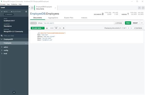 using mongodb with asp core web api