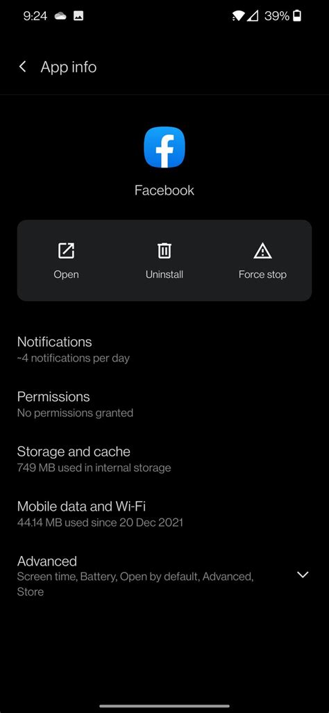 How To Clear The Facebook App S Cache Android Authority
