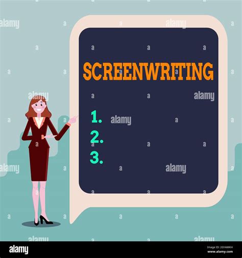 Text Caption Presenting Screenwriting Business Idea The Art And Craft Of Writing Scripts For