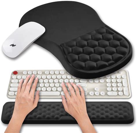 Amazon Com Hokafenle 2 In 1 Ergonomic Mouse Pad Wrist Support Wrist Rest For Computer
