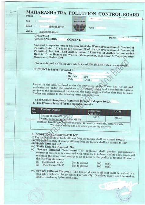 Mpcb Consent Renewal Consultants In Pune